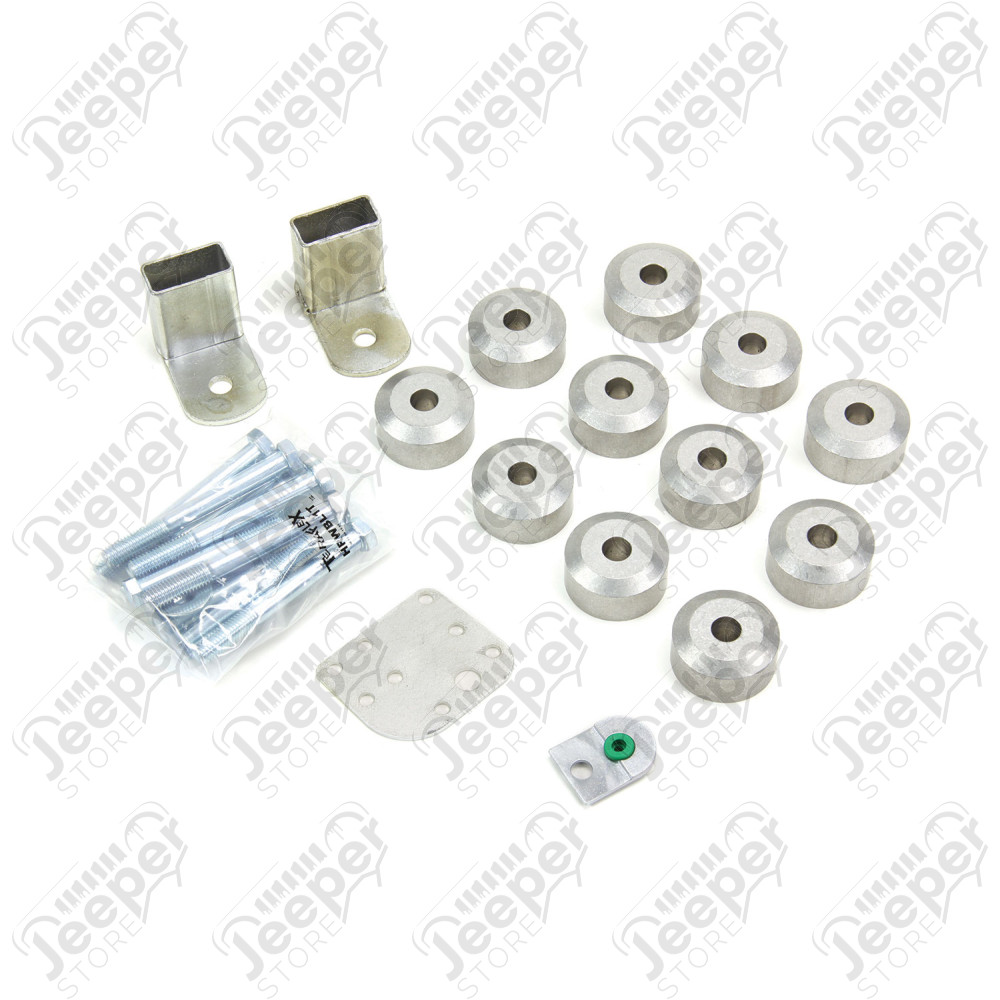 TJ: 1" Body Lift Kit – Aluminum