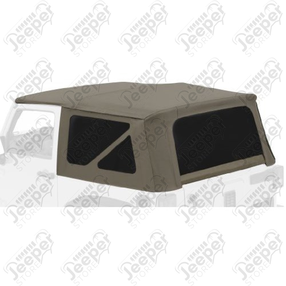 Bâche soft-top de rechange, couleur: Khaki Diamond, Wrangler JK (2 portes)