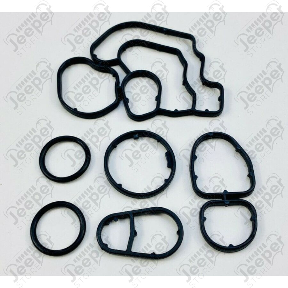 Kit joints pour refroidisseur d'huile 2.8L CRD Jeep Wrangler JK ...