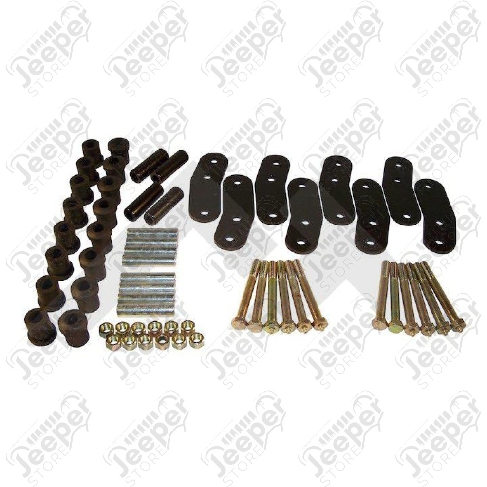 Heavy Duty Greasable Shackle Kit