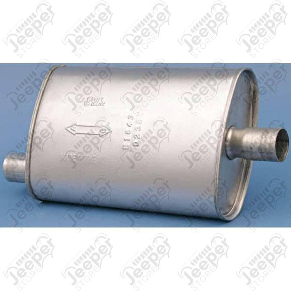 Exhaust Muffler; 72-78 Jeep CJ